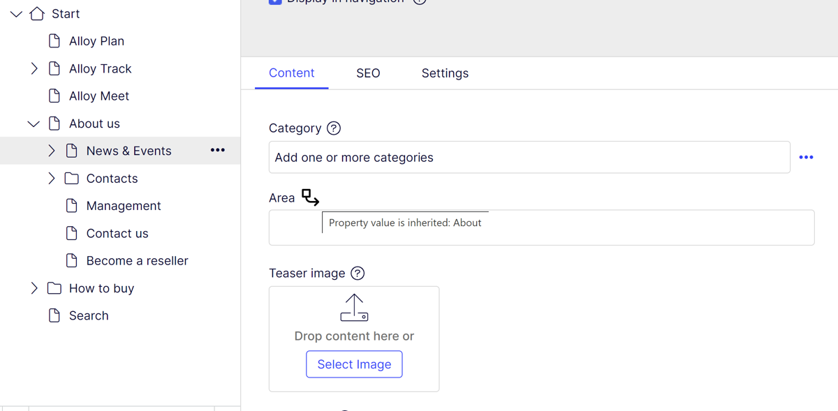 Easy property inheritance in Optimizely CMS